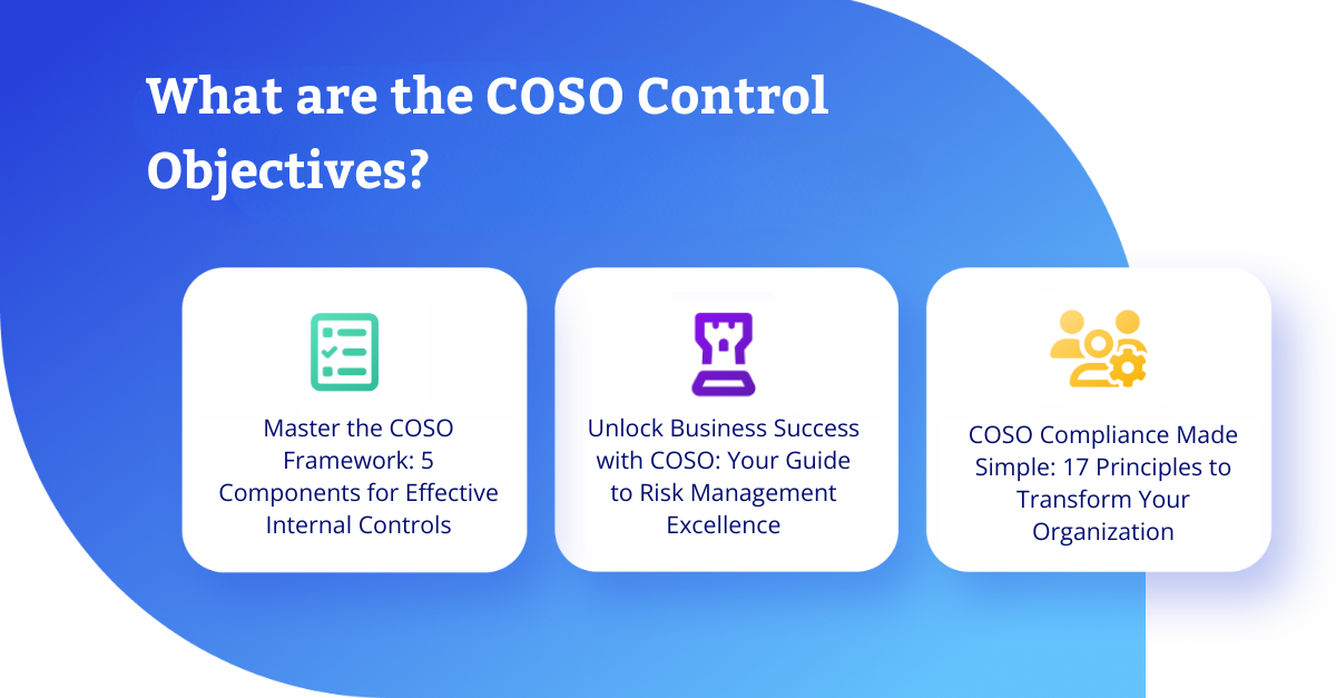 What are the COSO Control Objectives? - ZenGRC