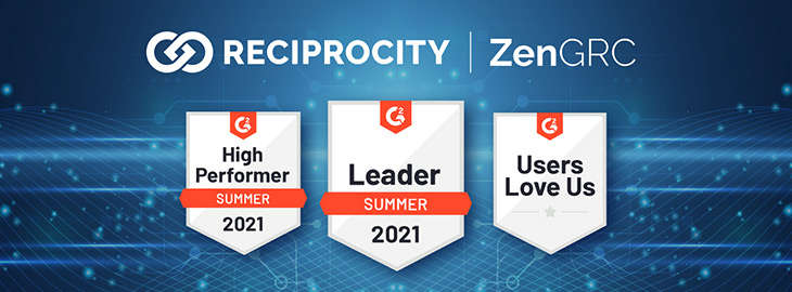 Reciprocity Named Leader for GRC Platforms in G2 Summer 2021 Grid Report - ZenGRC