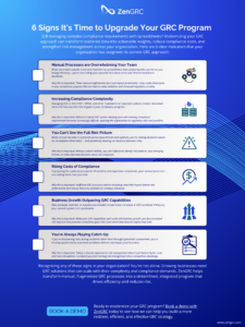 Infographic: 6 Signs Its Time to Upgrade Your GRC Program - ZenGRC
